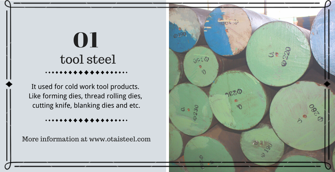 O1 cold work tool steel - Special steel china supplier-OTAI Special Steel